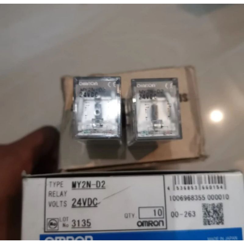 Jual MY2N-D2 24VDC RELAY OMRON ORIGINAL | Shopee Indonesia