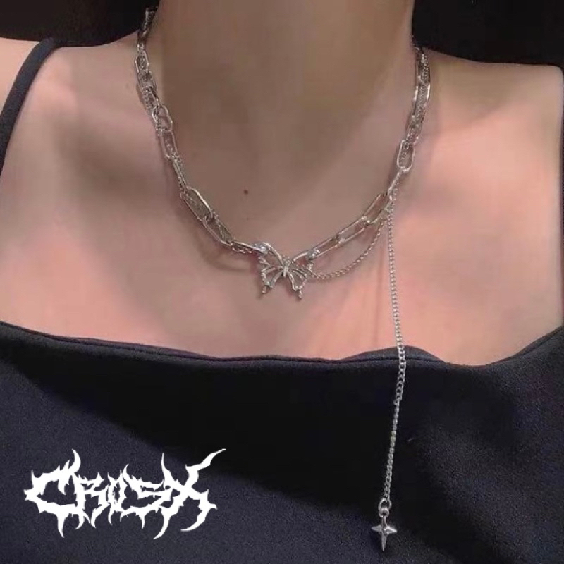 Jual MEKO NECKLACE / STAR CROSS NECKLACE KALUNG BINTANG KALUNG SALIB ...