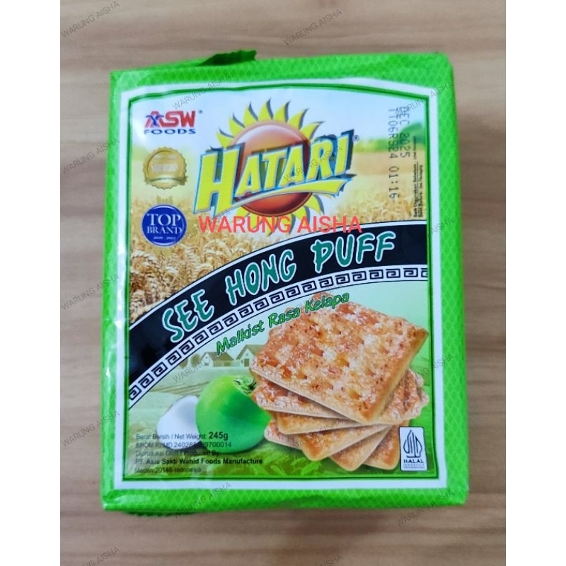 Jual Biskuit Roti Malkist Hatari See Hong Puff 245 gr | Shopee Indonesia
