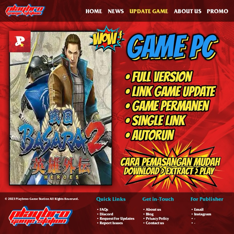 Jual Sengoku Basara 2 Heroes - Game PC/Laptop (Download to Play Bro ...