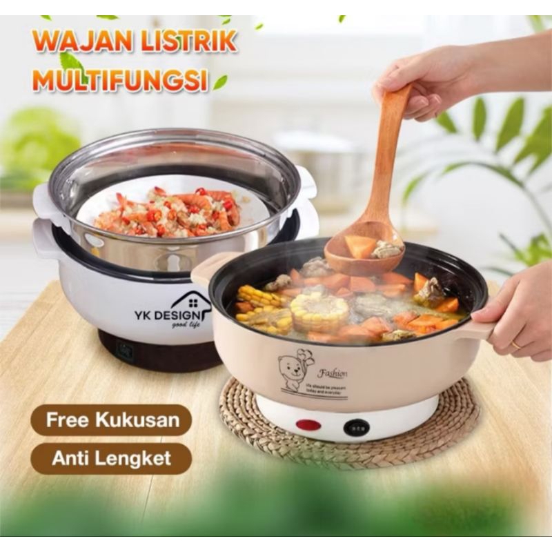 Jual Panci Wajan Listrik Portabel Multifungsi | Shopee Indonesia