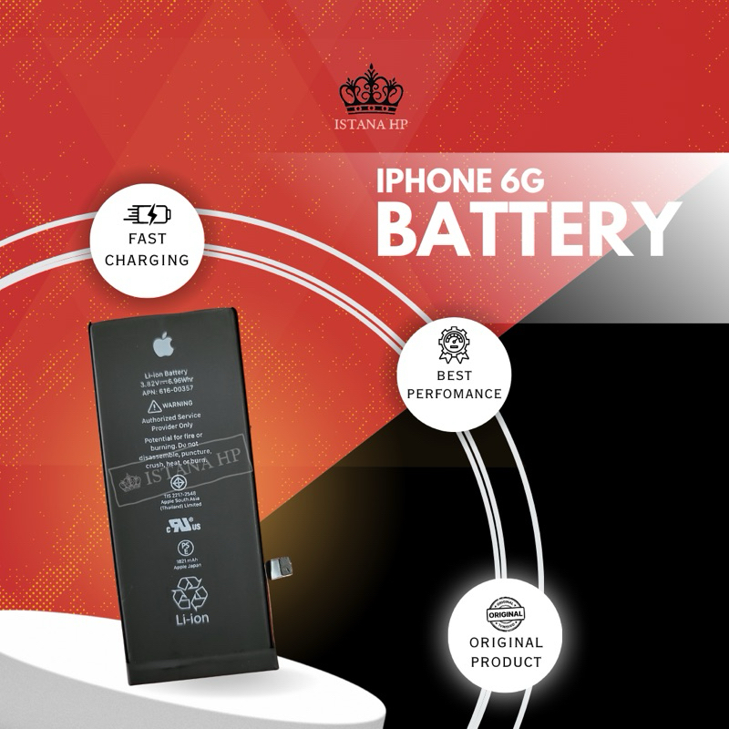 Jual Baterai Iphone 6G | Shopee Indonesia