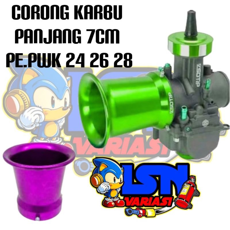 Jual Velocity corong karbu pe 28 pwl 28 pwk 28 ukuran panjang 7cm full ...