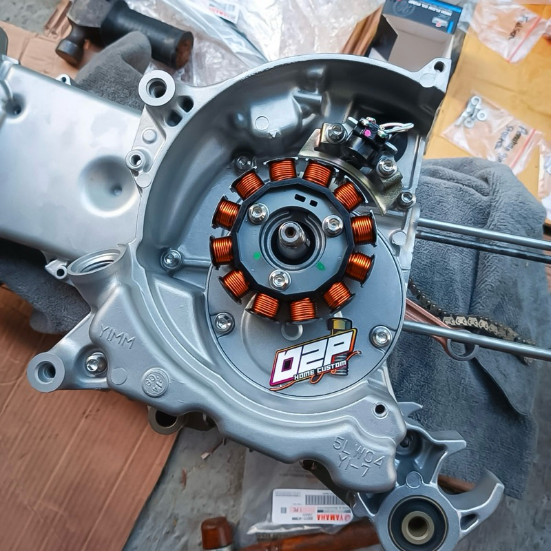 Jual baut crankcase mio , baut mesin mio L stainless custom titanium ...
