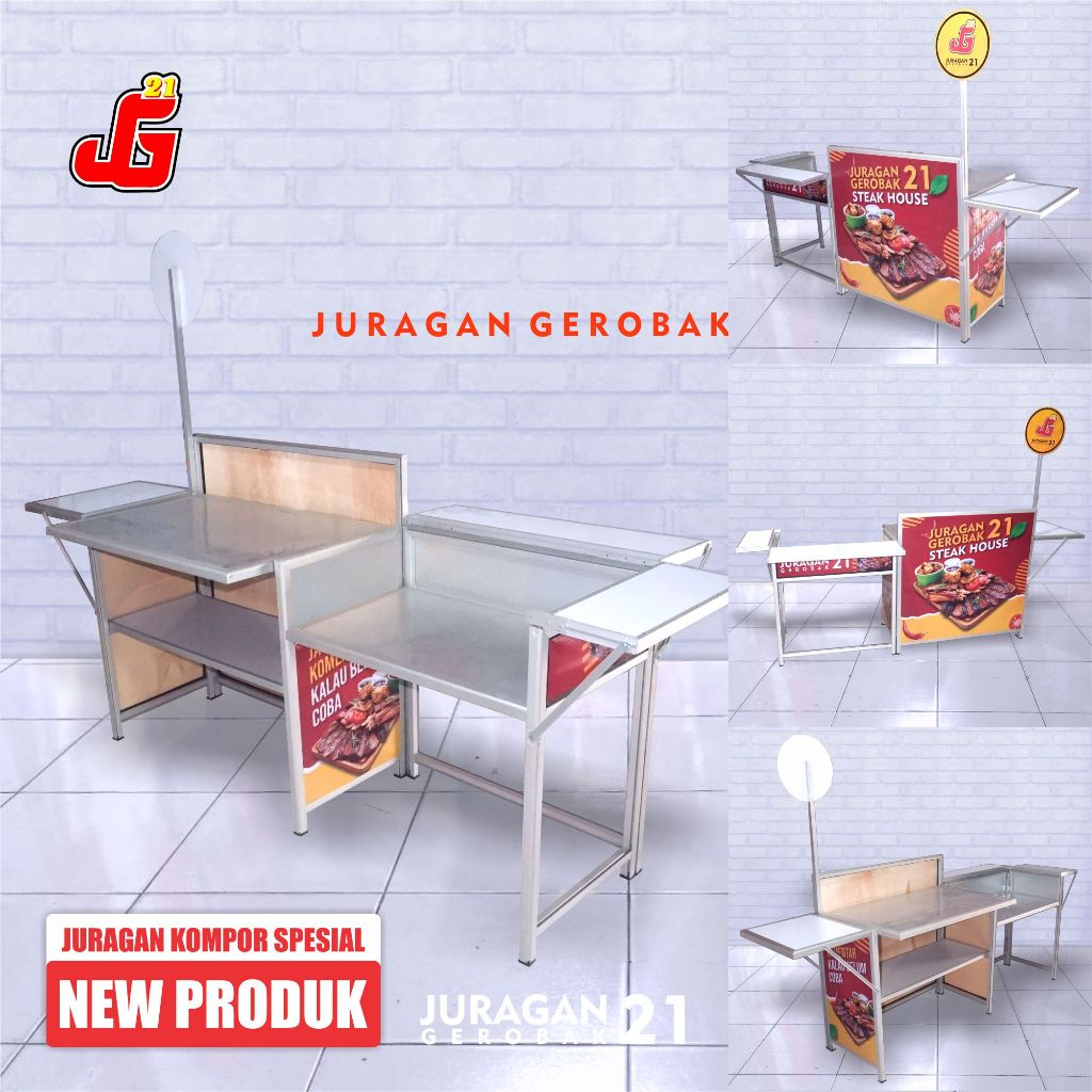 Jual Booth Portable Meja Lipat Jualan Juragan Gerobak 21 Model Meja ...