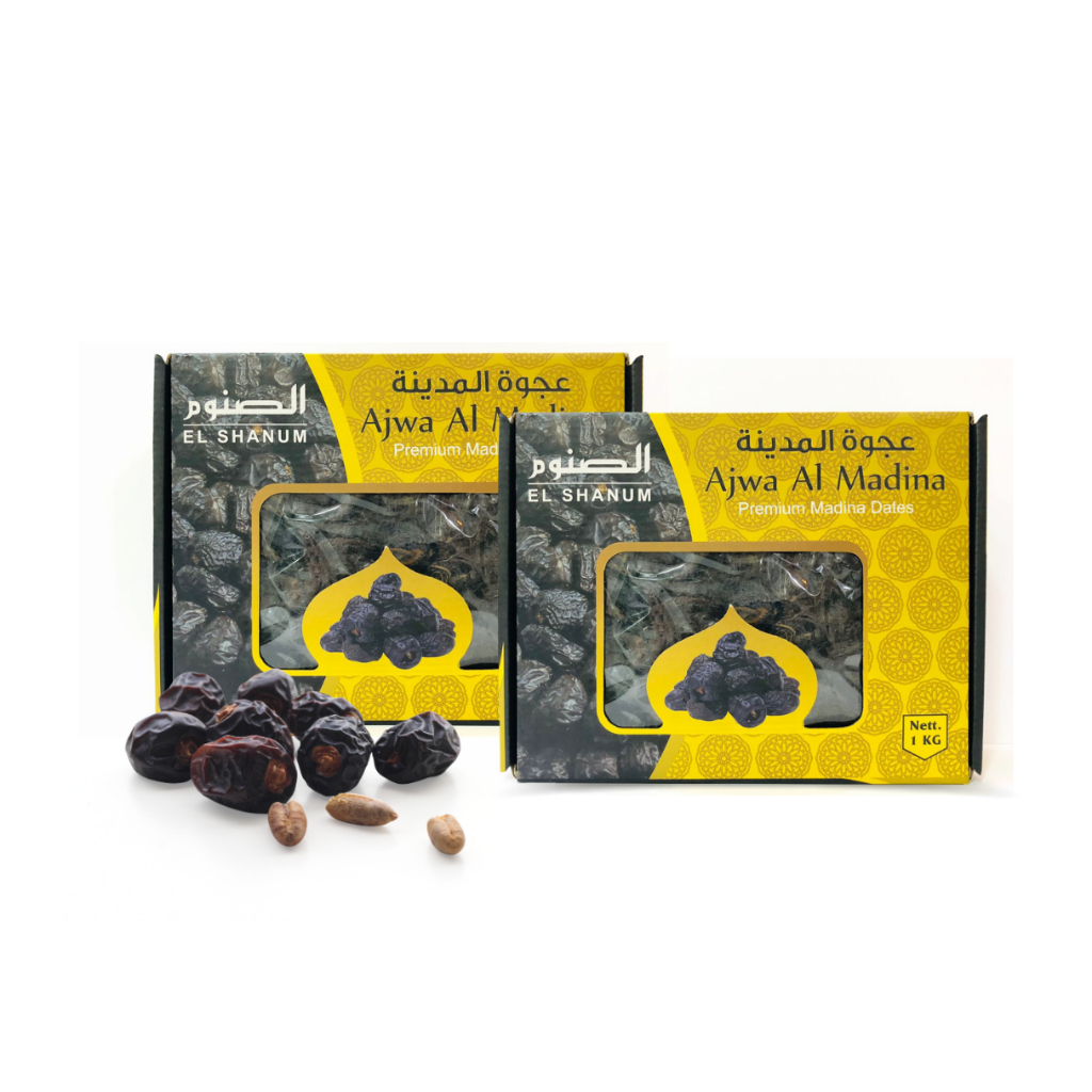 Jual KURMA AJWA PREMIUM 1KG BOX ELSHANUM ORIGINAL/KURMA AJWA ASLI ...