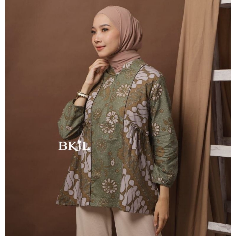 Jual BAJU BATIK WANITA MODERN | Shopee Indonesia