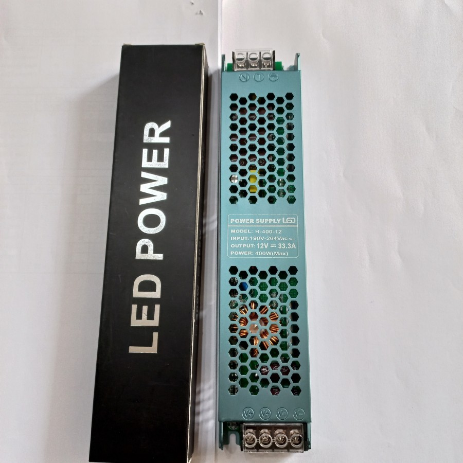 Jual Power LED Power Supply LED 12V 33.3A 400W(Cocok Buat Lampu LED 12V ...