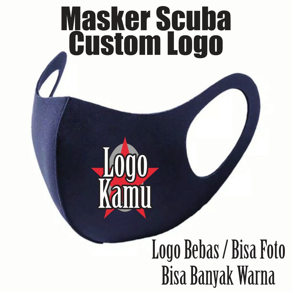 Jual Masker Scuba Custom Logo - Scuba Bahan Tebal, Cutting Rapi ...