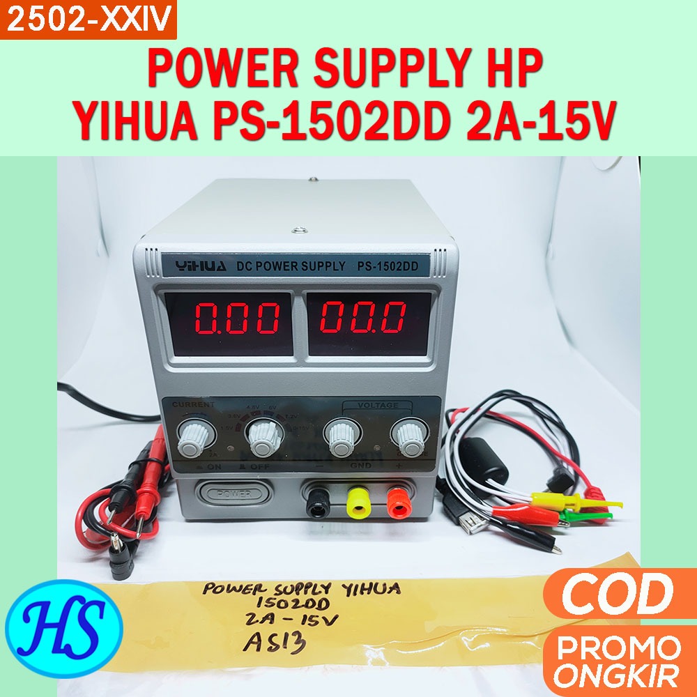 Jual Power Supply HP YIHUA 1502DD 2A 0-15V Digital ORIGINAL | Shopee ...