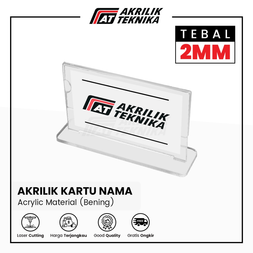 Jual Tempat Kartu Nama / Standing Card Holder / Food Tag | Shopee Indonesia