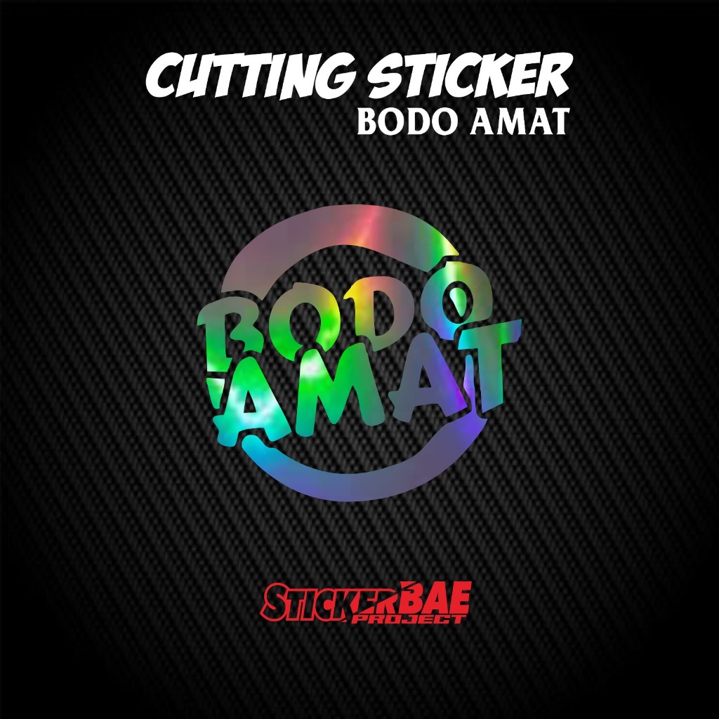 Jual stiker cutting ~ stiker bodo amat stiker motor kata kata keren ...