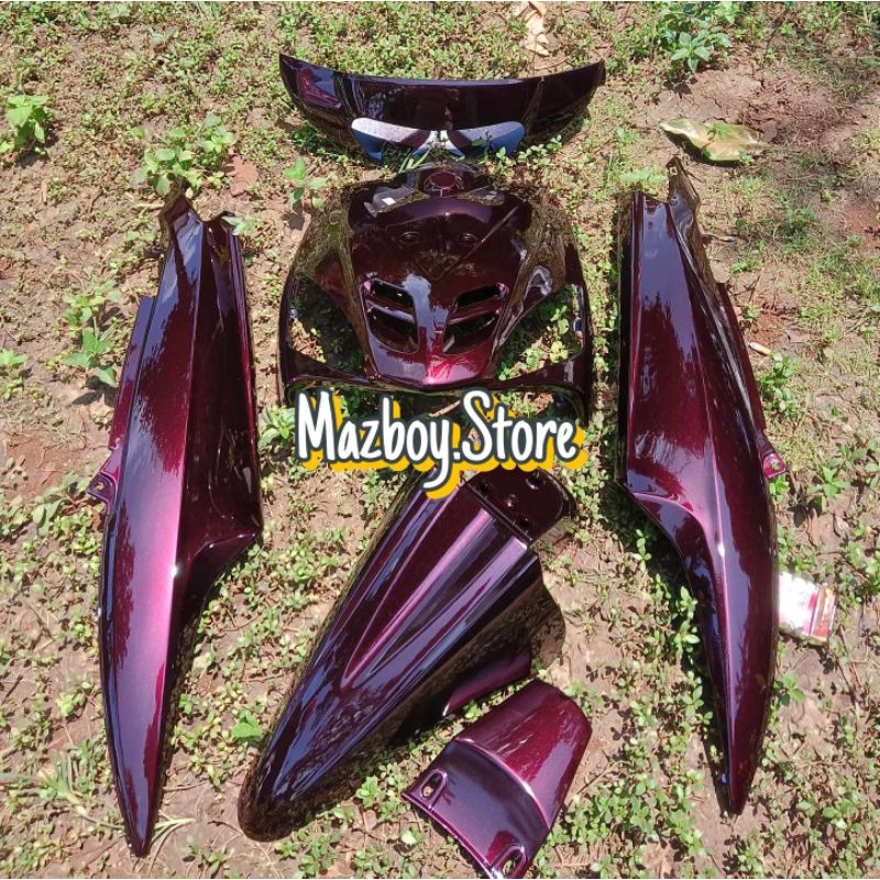 Jual FULL HALUS BODY YAMAHA MIO SPORTY MOONLIGHT RED || FULL BODY HALUS ...