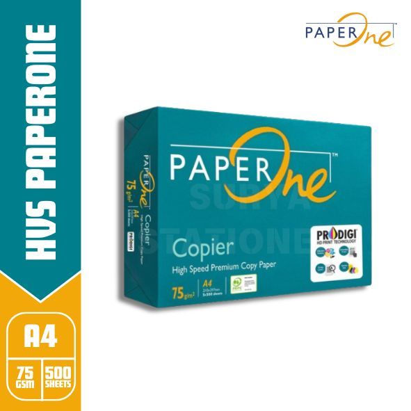 Jual (RIM) KERTAS HVS PAPER ONE A4 / KERTAS HVS PAPER ONE 75gsm ...