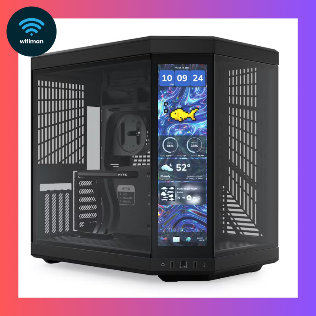 Jual Hyte Y70 with LCD - Casing PC Komputer Hitam Putih | Shopee Indonesia
