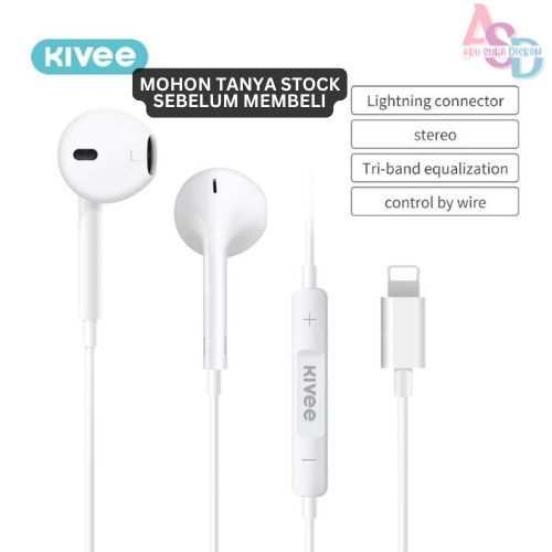 Jual KIVEE BASIKE KABEL HEADSET MT30 WHITE 1 PCS | Shopee Indonesia