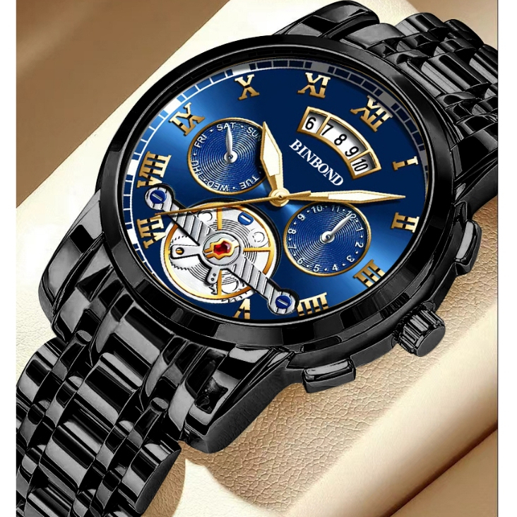 Jual COD Jam Tangan Pria JP-19 BINBOND Casual Model Terbaru 2025 ...