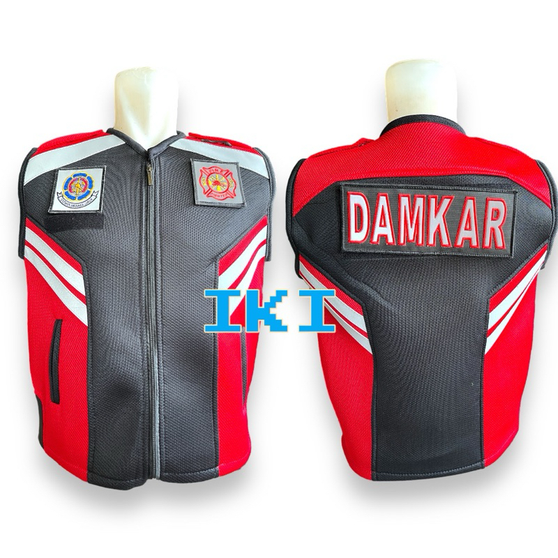 Jual rompi damkar jala tebal fullset logo | Shopee Indonesia