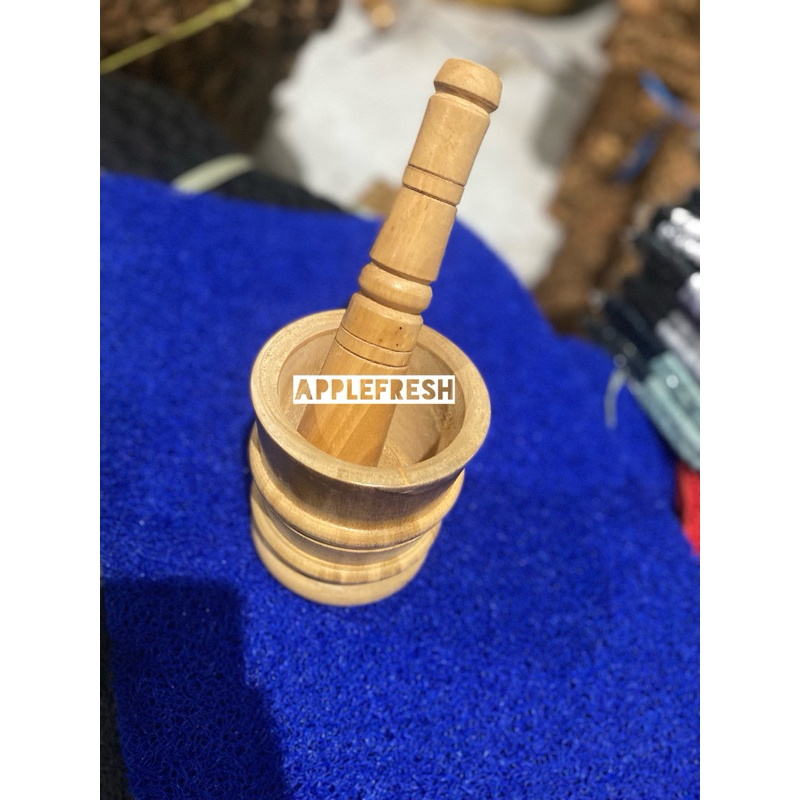 Jual Jual lumpang kayu murah|Set Lumpang + alu penumbuk jamu | Shopee ...