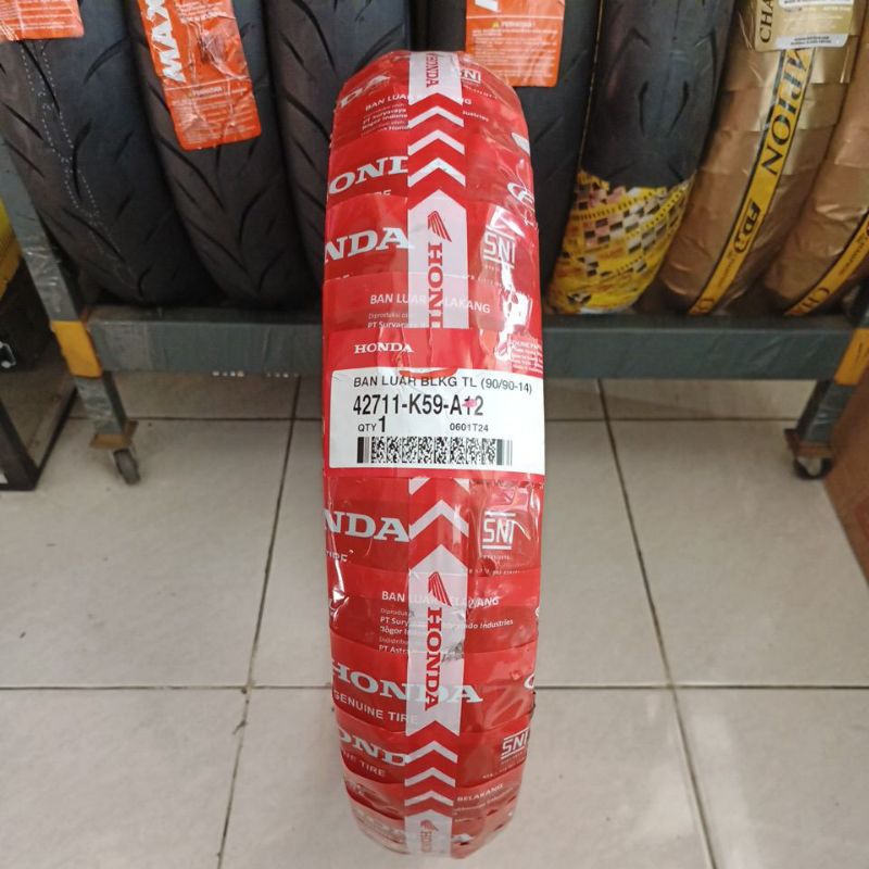 Jual Ban belakang tubeless 90/90 ring 14 vario 110 125 150 beat scoopy MATIC FEDERAL AHM 42711 ...