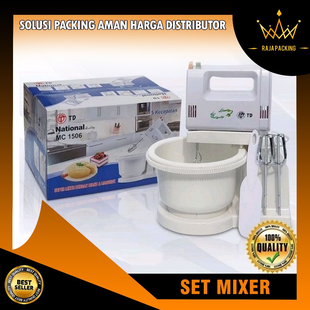Jual Set Mixer Lengkap Dengan Mangkok Berputar Alat Pengaduk Adonan ...