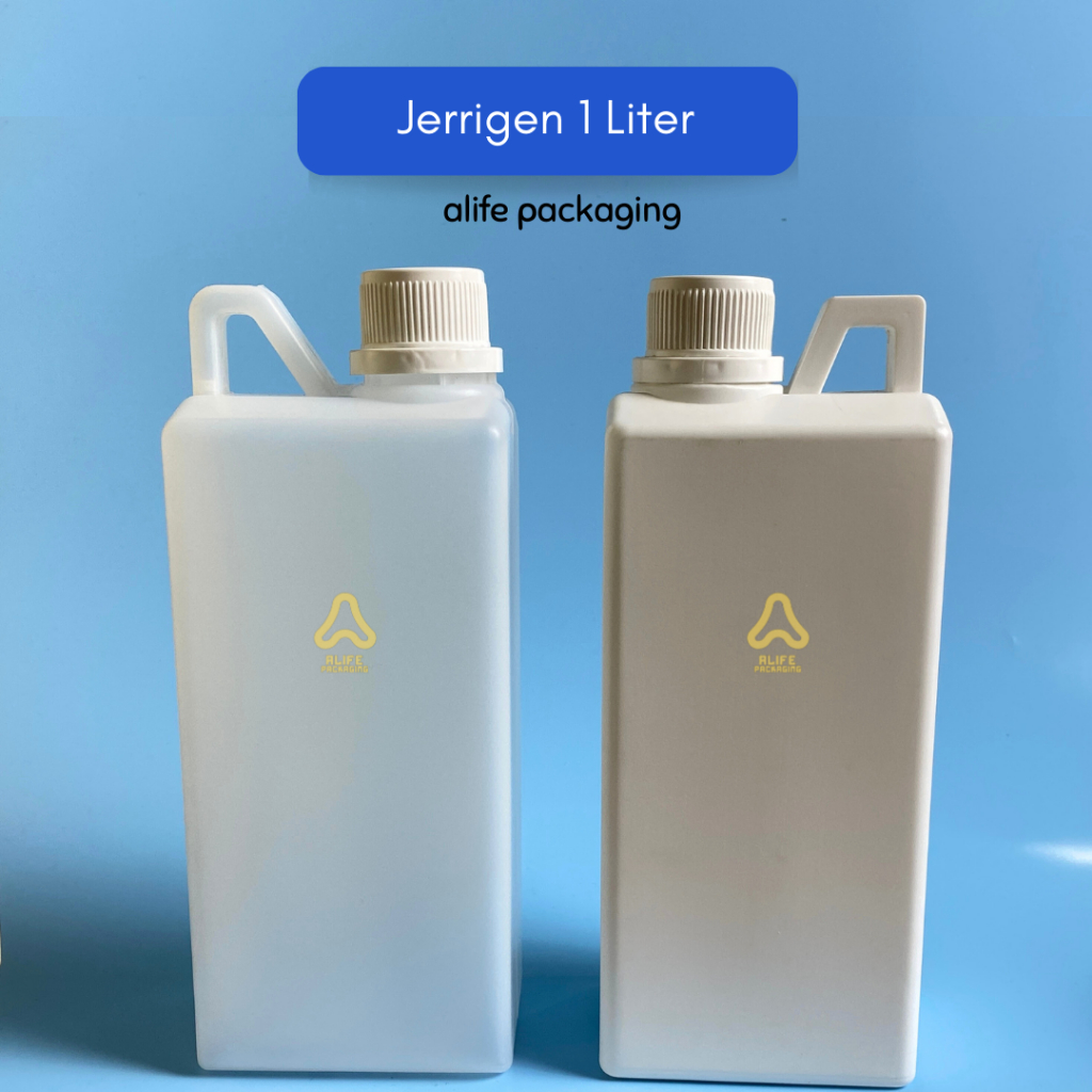 Jual Jerigen 1 Liter | Botol Minyak 1 Liter | jerrycan Kotak 1 Liter ...