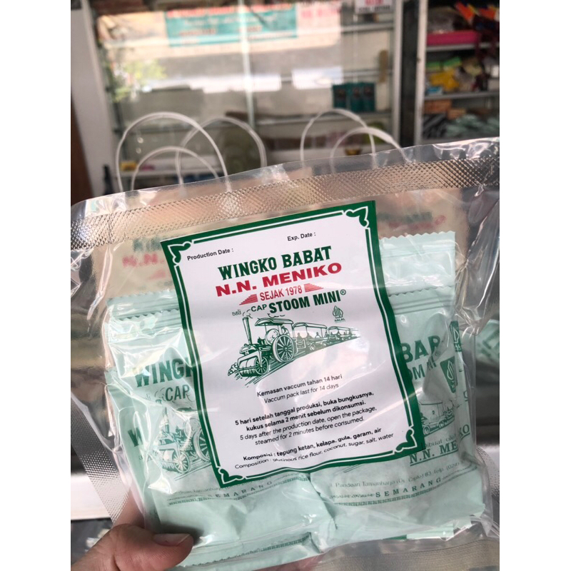 Jual Wingko Babat Nn Meniko Original ( ISI 10 ) VACUUM PACK | Shopee ...