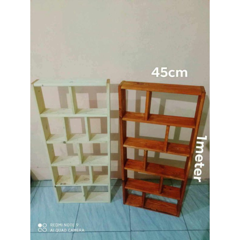 Jual RAK PARTISI PENYEKAT RUANGAN JATI BELANDA | Shopee Indonesia