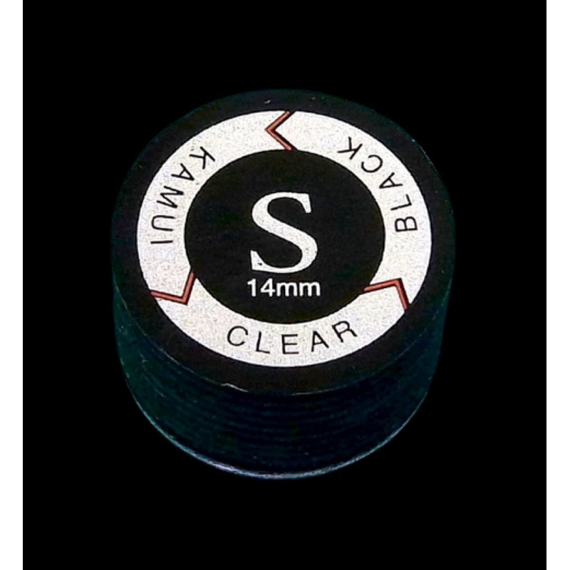 Jual Master Tip Kamui Black Clear S - Cue Tip Billiard Kamui 14mm ...