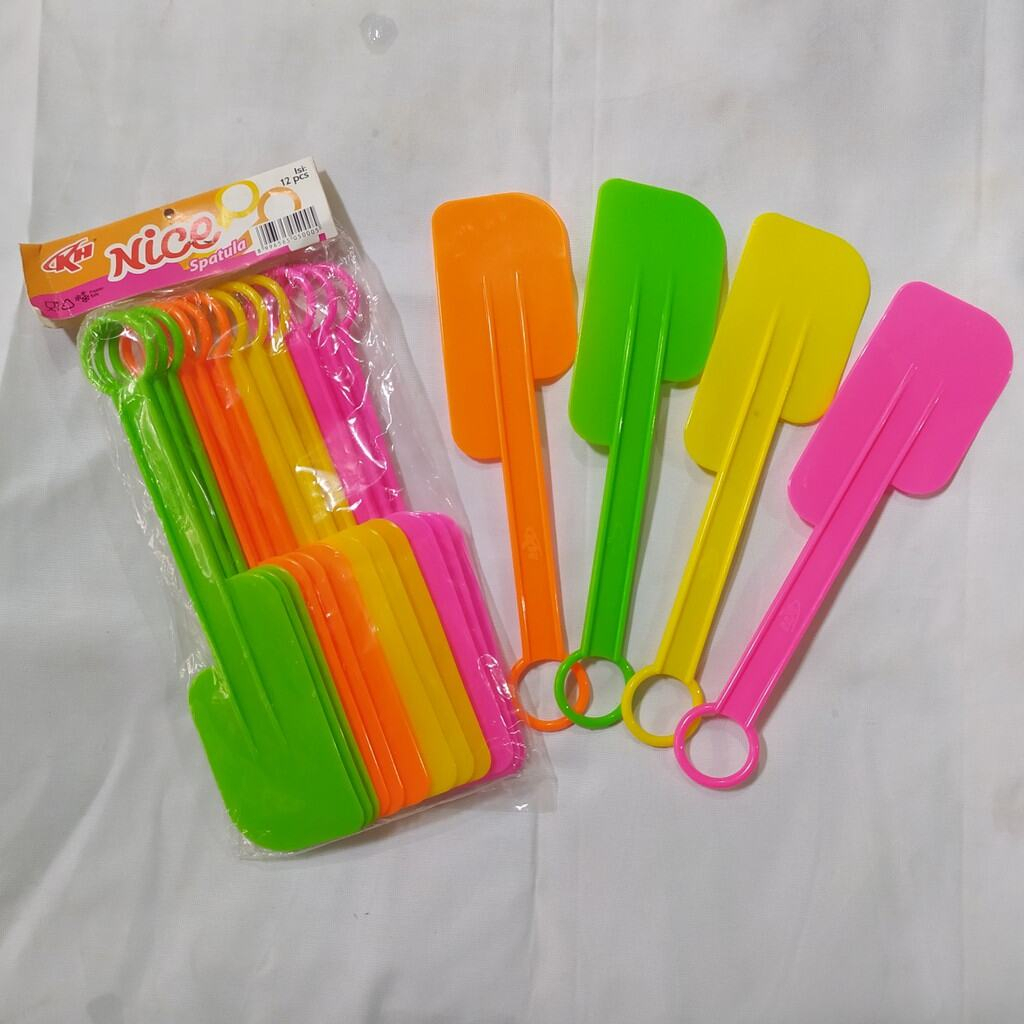Jual Solet pelet kue plastik Nice spatula murah serbaguna grosir (12 ...