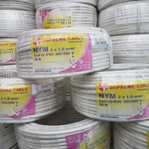 Jual Kabel Nym 2x1,5 mm Supreme | Shopee Indonesia