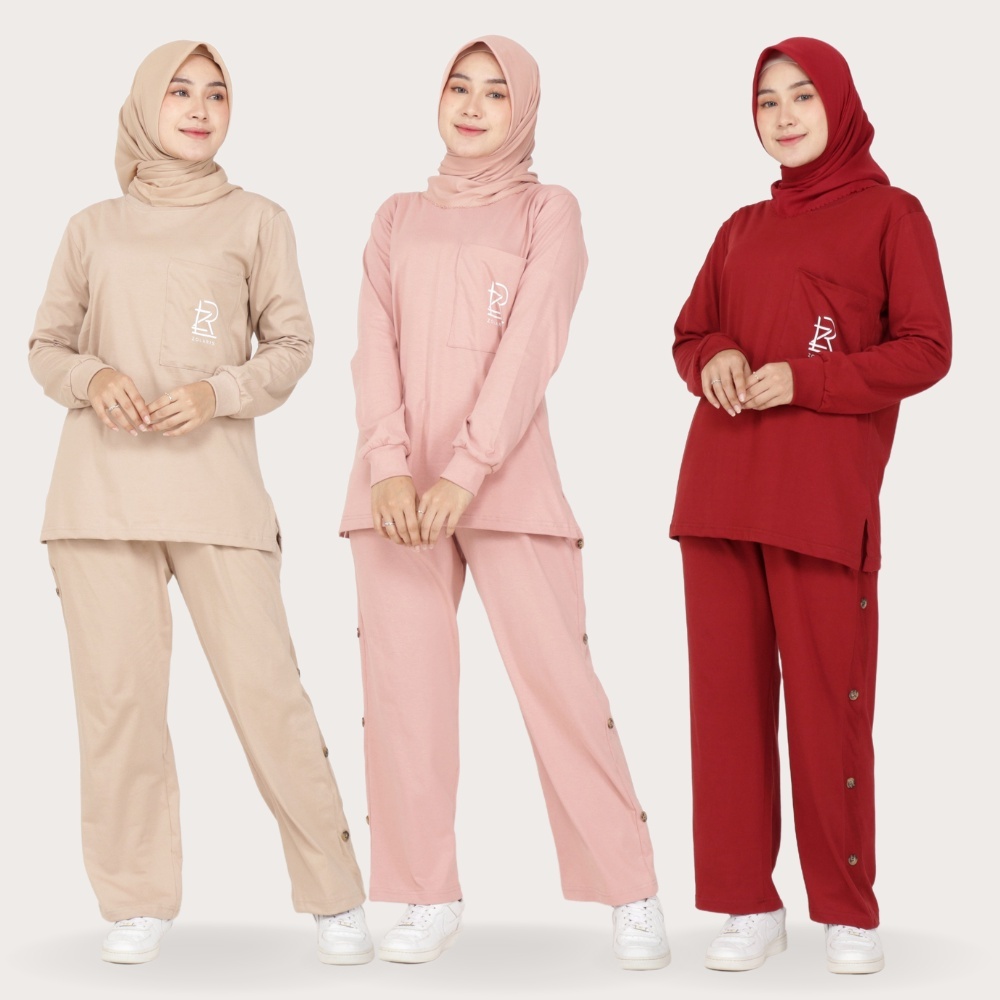 Jual Salwa Set - Setelan Baju Olahraga / Training Wanita Jumbo Senam ...