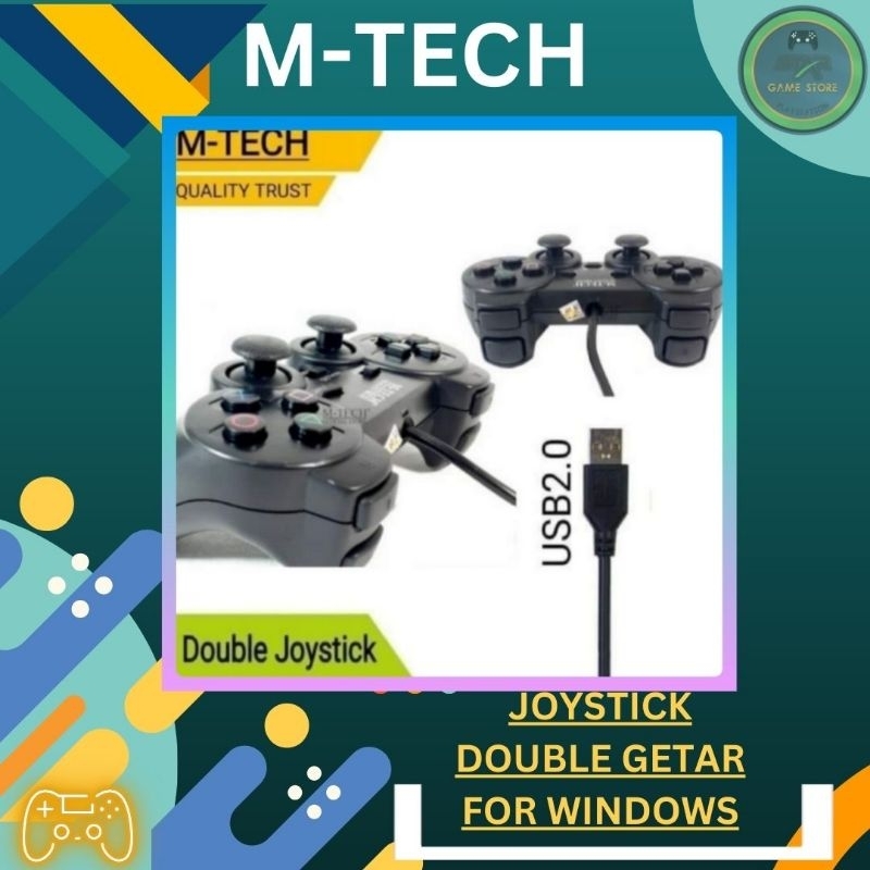 Jual Gamepad Double Merk M-tech Joystick Stik Pc Laptop | Shopee Indonesia
