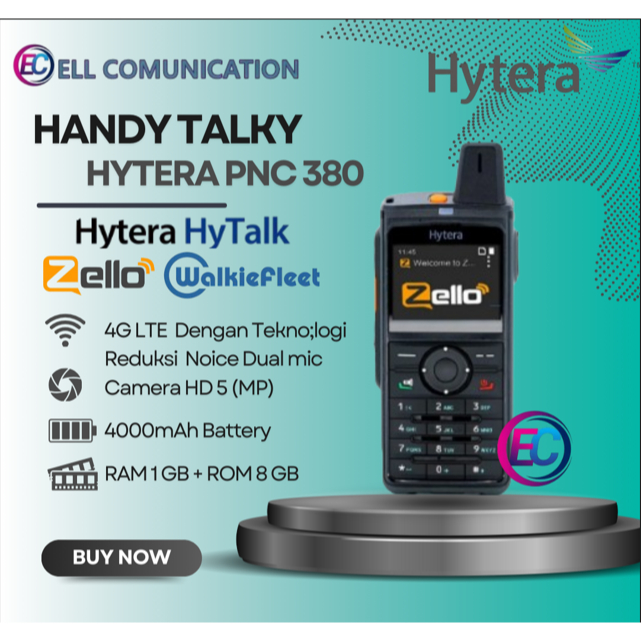 Jual HT POCSTAR HYTERA PNC380 4G GPS NFC WIFI - HT POC HYTERA PNC 380 LTE - Unit Only | Shopee ...
