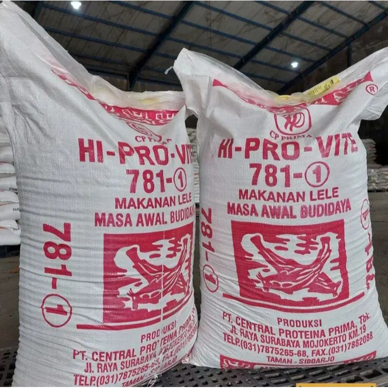 Jual Hi Pro Vite 781 -1/-2/-3 Pakan Ikan 15 KG(Masa Awal/Masa ...