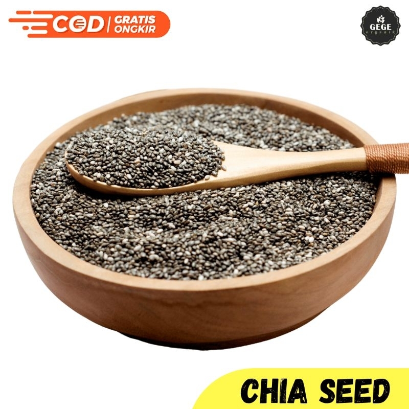 Jual Chia Seed Mexico Organik Black Chiaseed kemasan 1kg | Shopee Indonesia