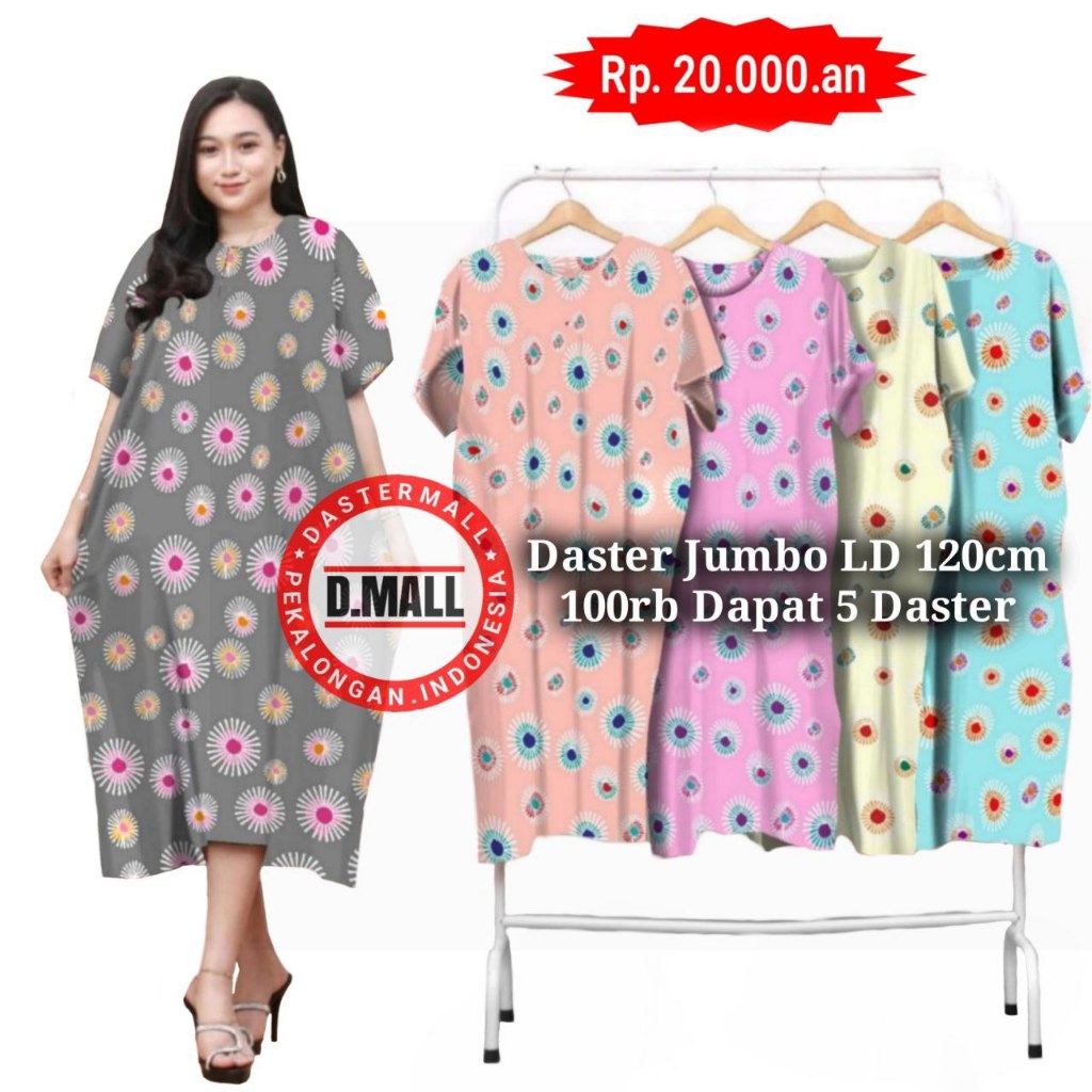 Jual Daster 100rb dapat 5 / Daster Wanita Batik Murah Berkualitas ...
