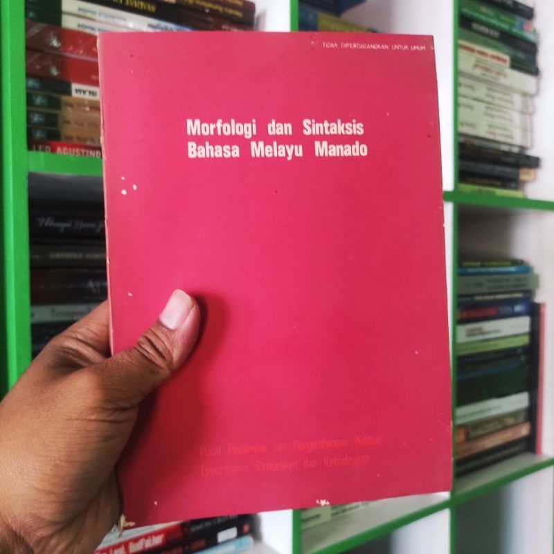 Jual (ori) buku morfologi dan sintaksis bahasa Melayu manado | Shopee ...