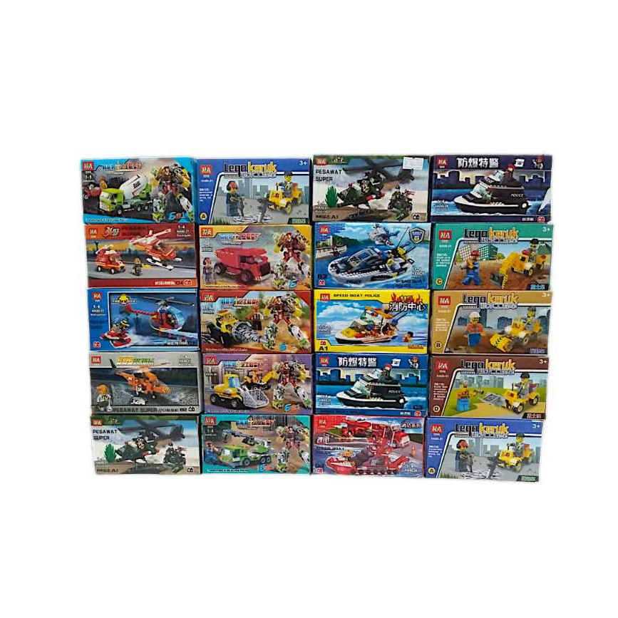 Jual Aneka Jenis Mainan Bricks Block Mainan Anak Laki-Laki | Shopee ...