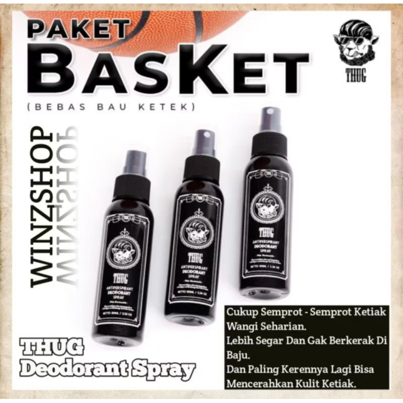 Jual PAKET HEMAT 3PCS Deodorant Spray 100ml Antiperspirant Niacinamide ...