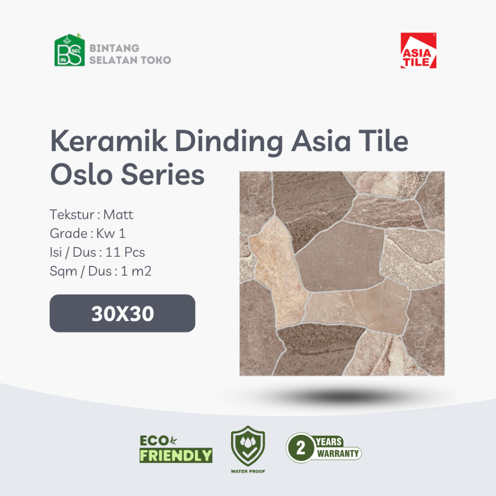 Jual ASIA TILE OSLO Series 30 x 30 MATT KERAMIK LANTAI KERAMIK DINDING ...