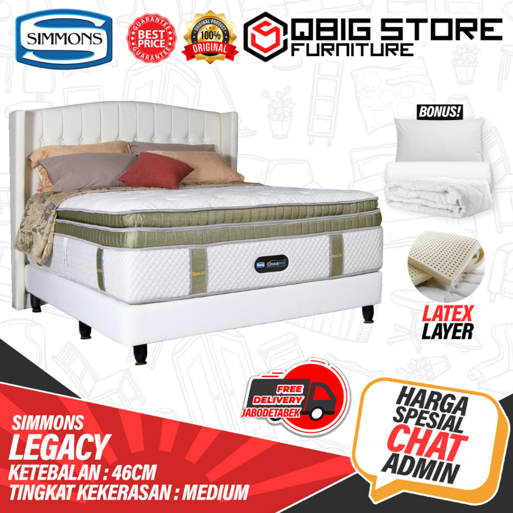 Jual Springbed SIMMONS Legacy Kasur / Spring bed Simmons Matrass ...