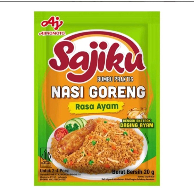 Jual SAJIKU BUMBU NASI GORENG/ BUMBU INSTAN/RASA AYAM/ Paling murah ...
