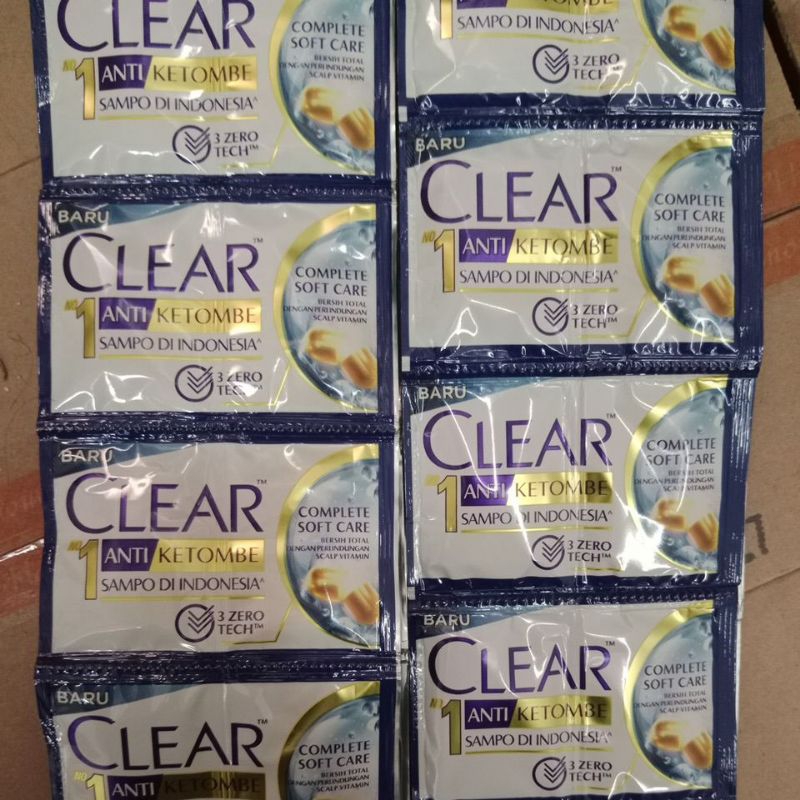 Jual sampo clear renceng 9ml(24pcs) | Shopee Indonesia
