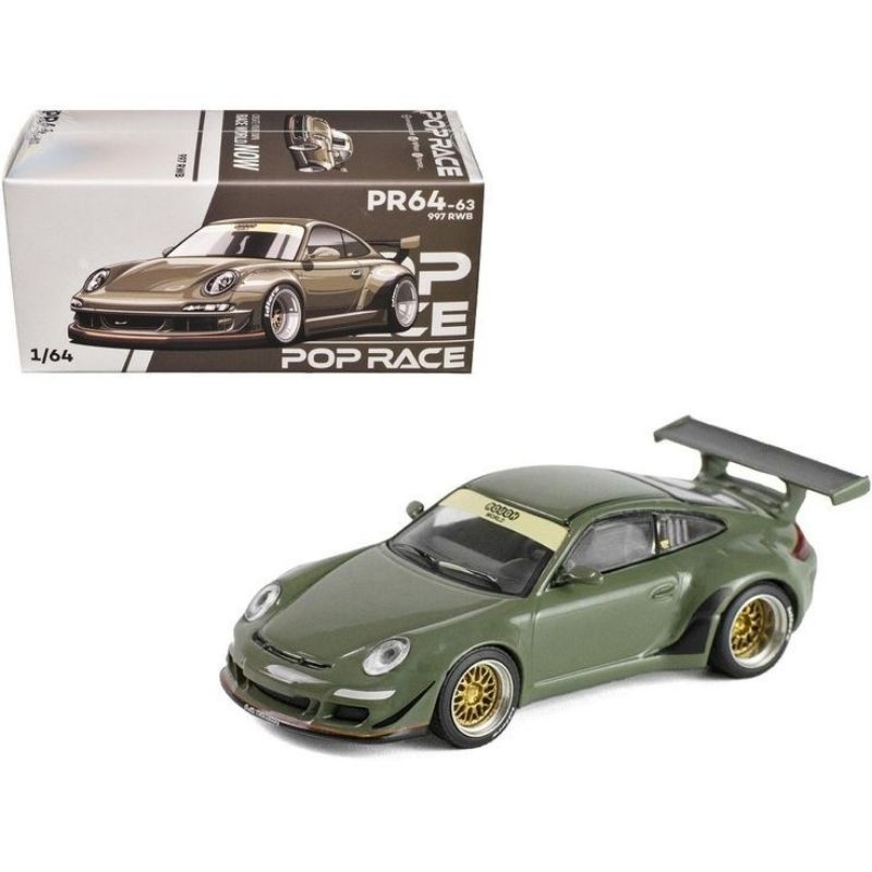 Jual POP RACE RWB 997 Dark Green | Shopee Indonesia
