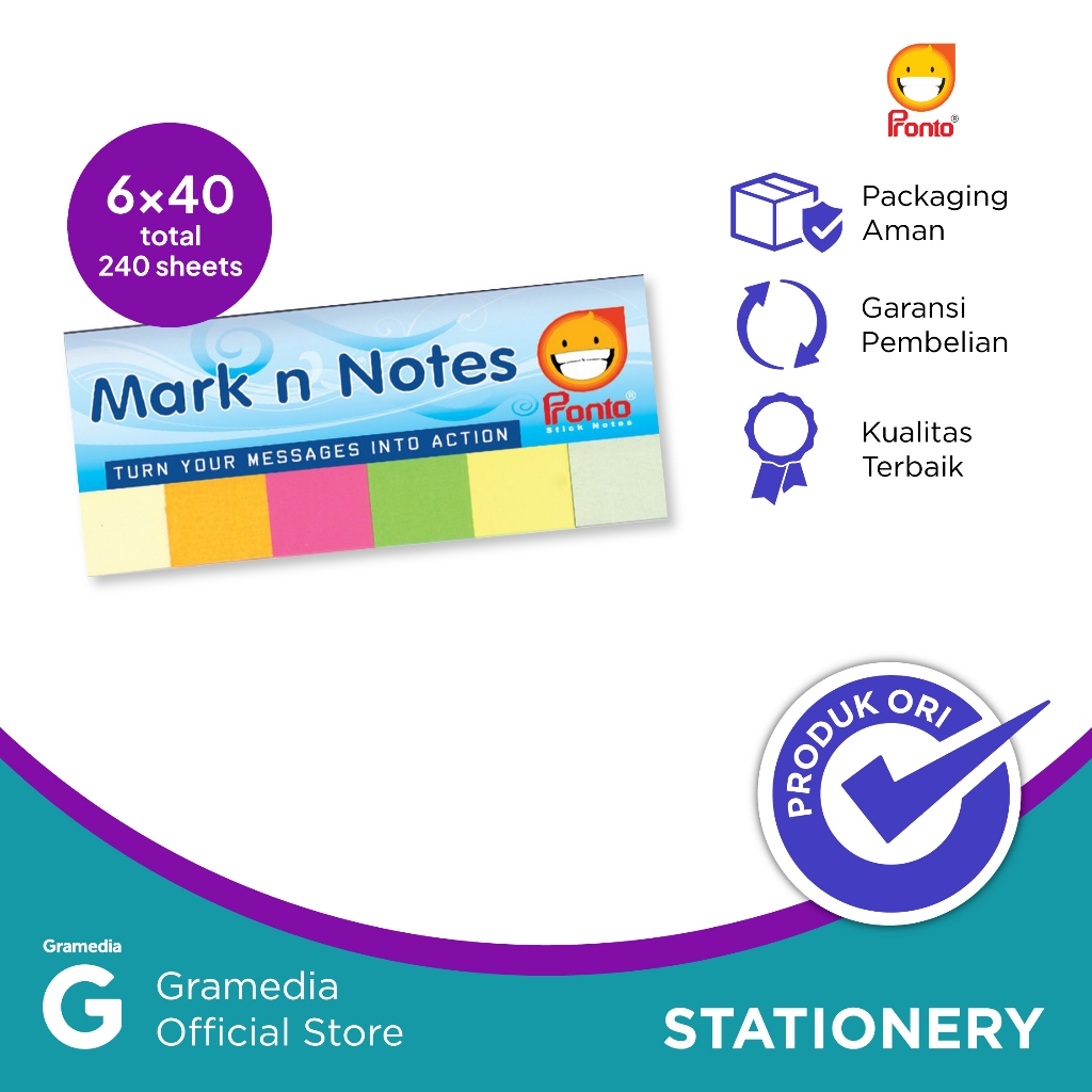 Jual Pronto - Sticknotes Mark & Note | Shopee Indonesia