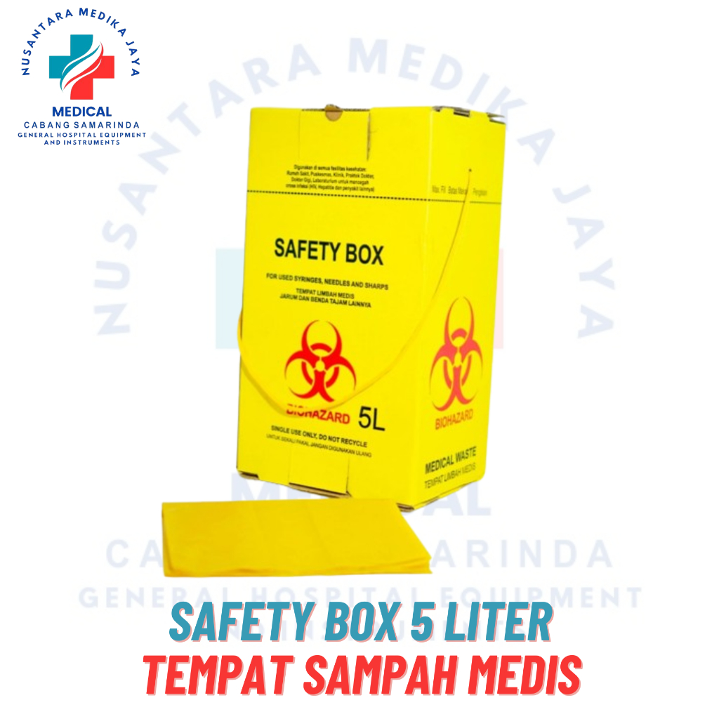 Jual Safety Box 5 Liter | Tempat Sampah Medis | Shopee Indonesia