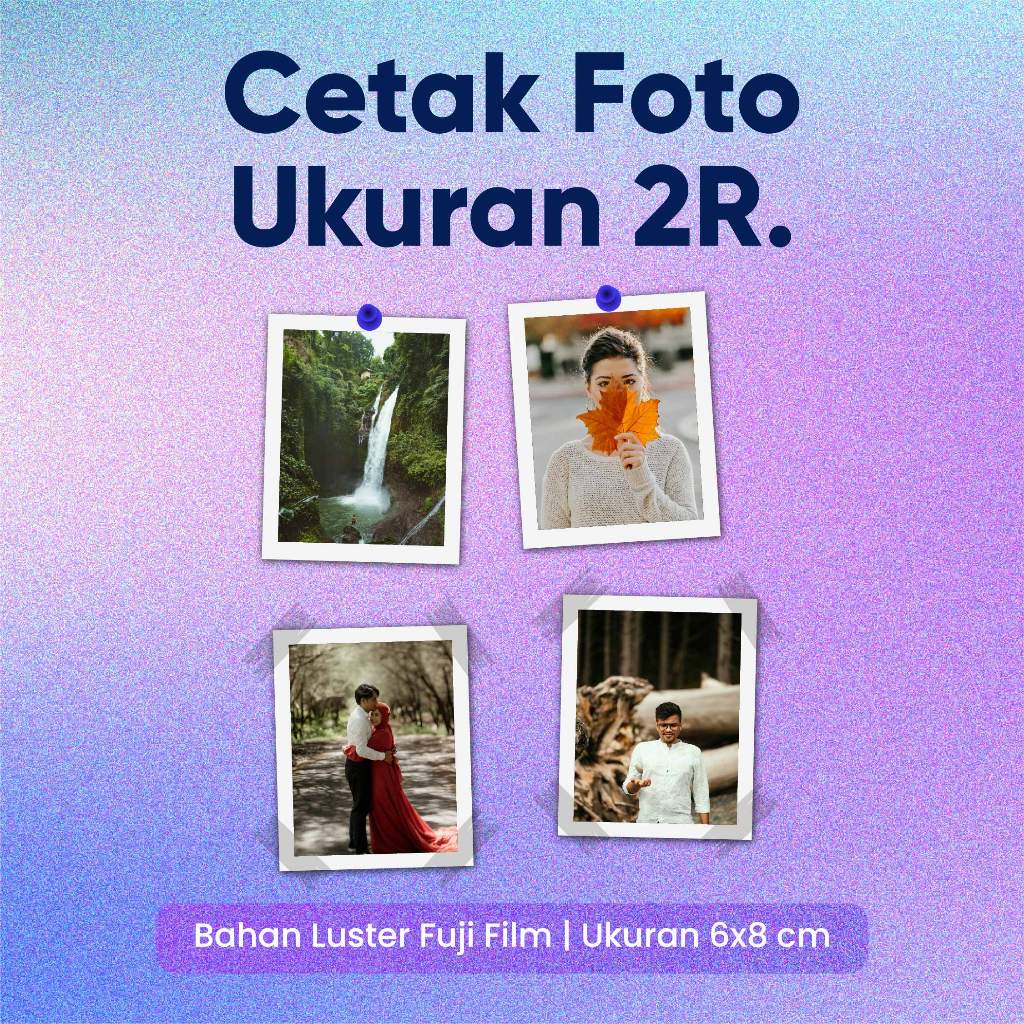 Jual Cetak Foto 2R - Luster Fuji Film - Laminasi Glossy | Shopee Indonesia