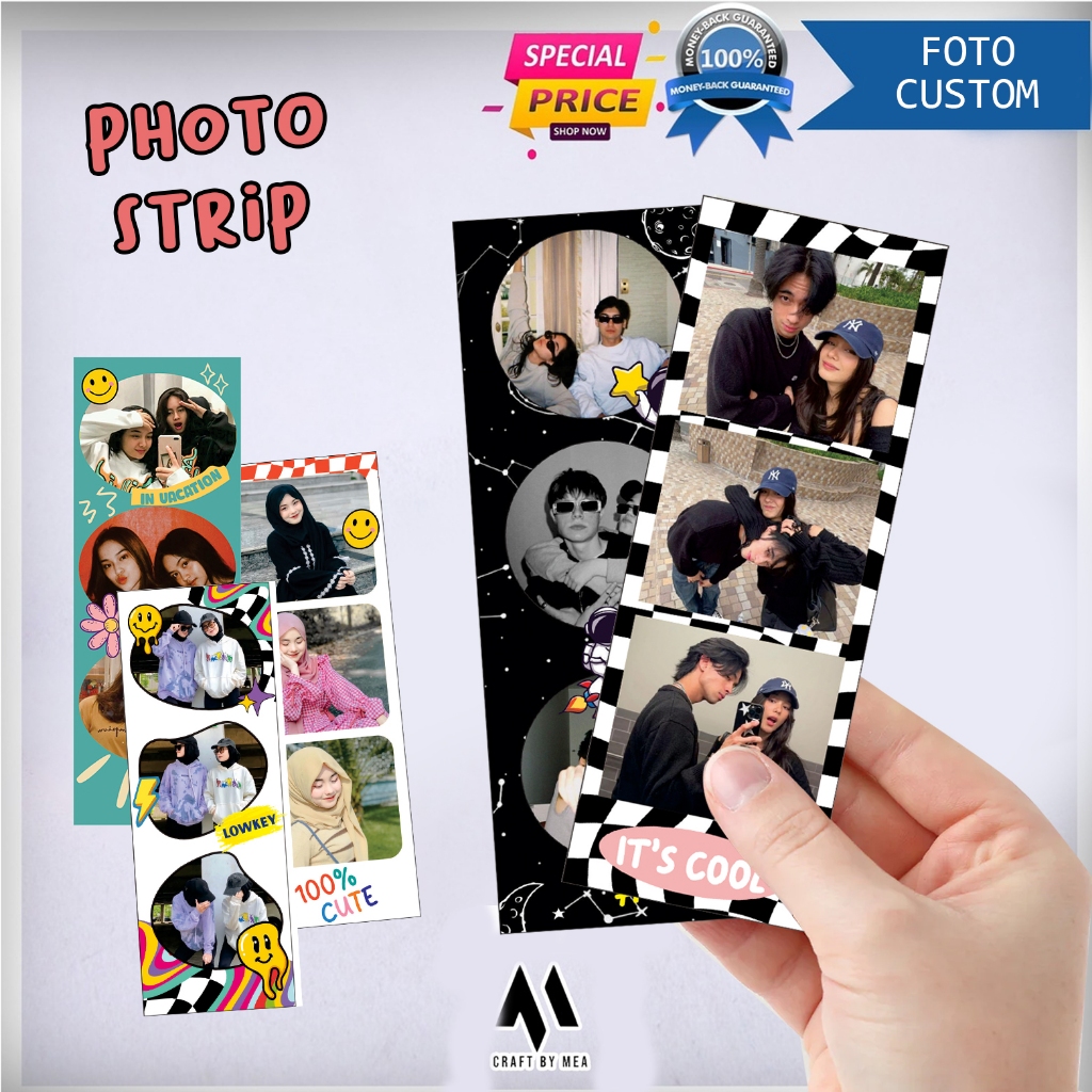Jual Cetak Foto Strip Custom Polaroid Photobooth Photobox Ala Pinterest ...