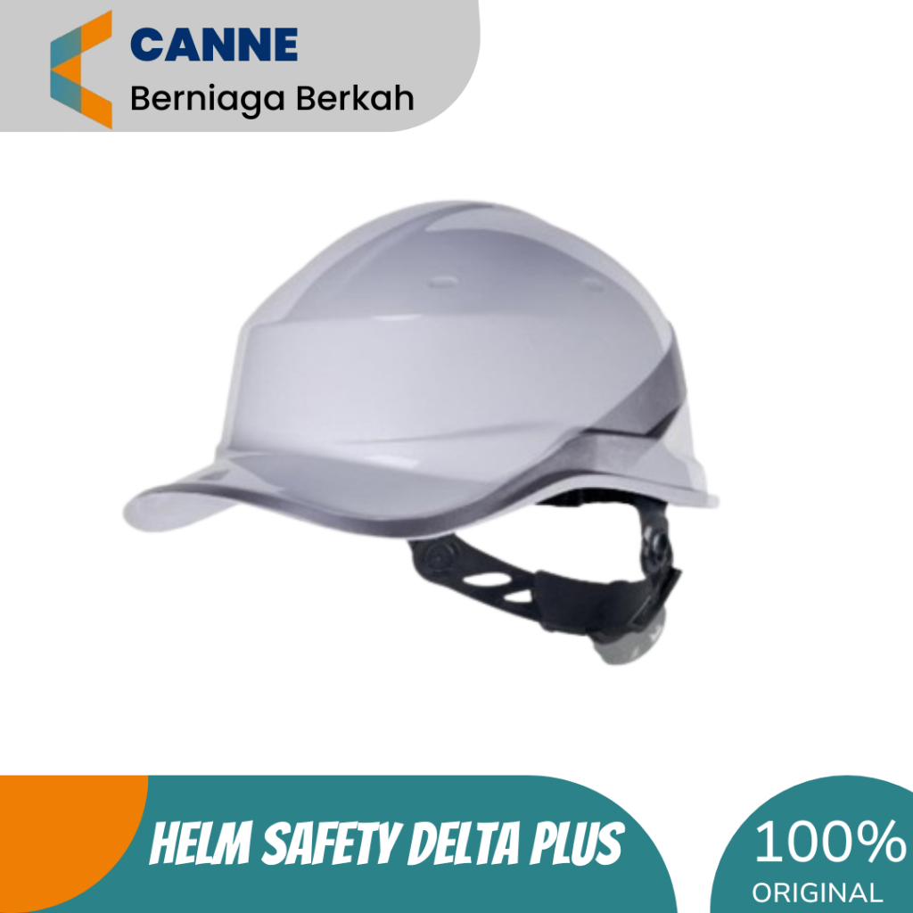 Jual Delta Plus Helm Safety Proyek Putih + Tali Dagu | Shopee Indonesia